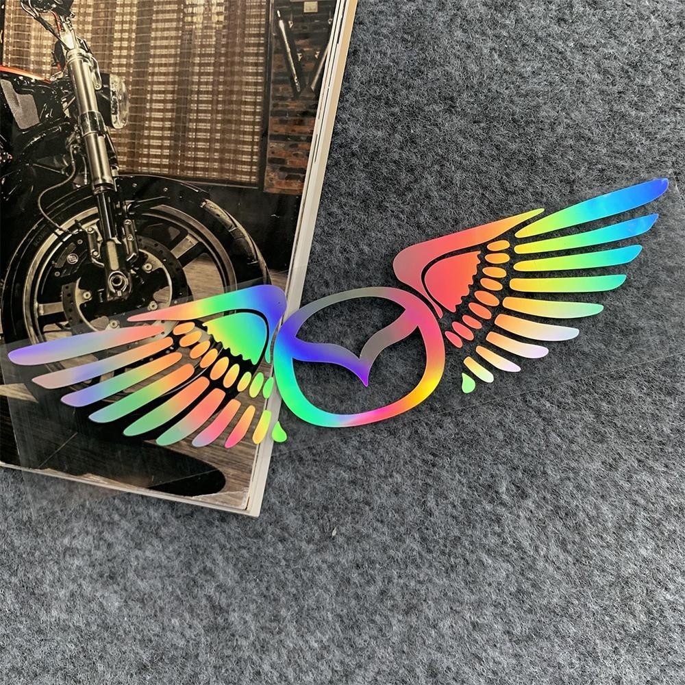 High reflective wing logo/laser high reflective wing car sticker ...