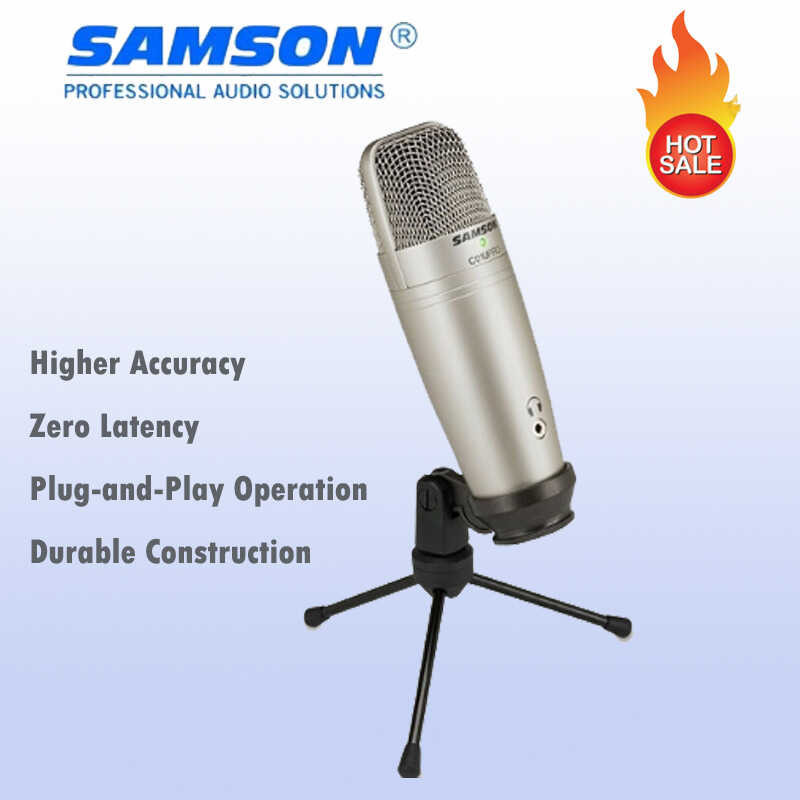 C01u Original Samson PRO Studio Condenser Recording Microphone Mic ...