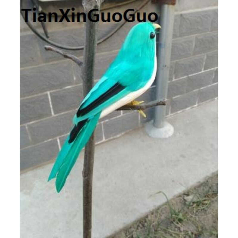 halos 22cm liwanag berdeng feathers mahirap na modelo prop ibon kamay ...