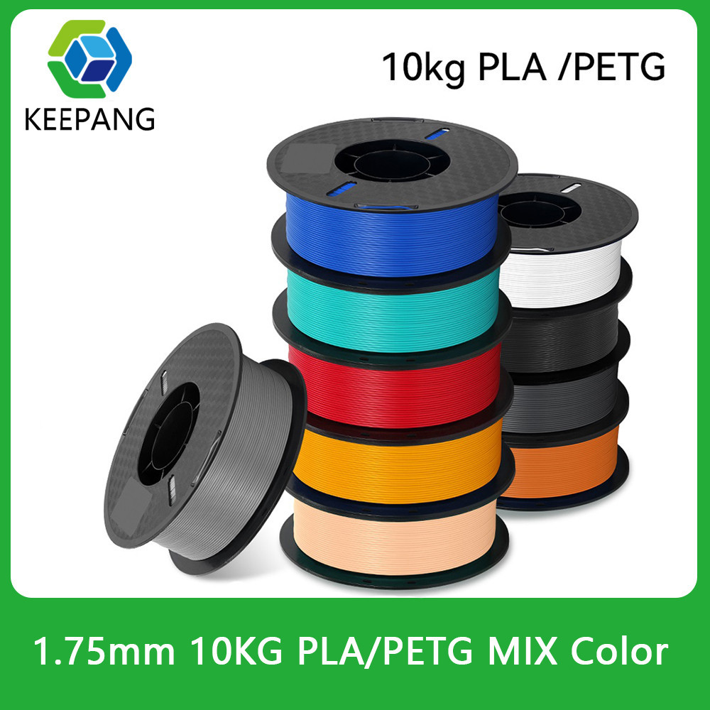 10Rolls PLA PETG Filament 1KG/Roll 1.75 mm Walang Bubble Printing ...