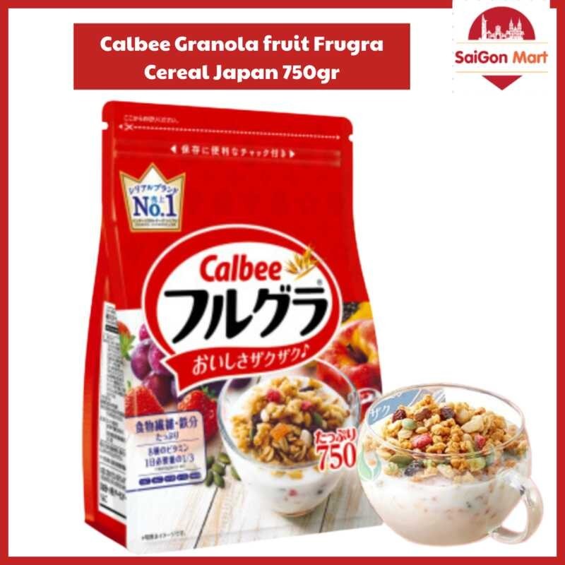 saigonmart Calbee Granola prutas Frugra Cereal Japan 750gr | Shopee ...