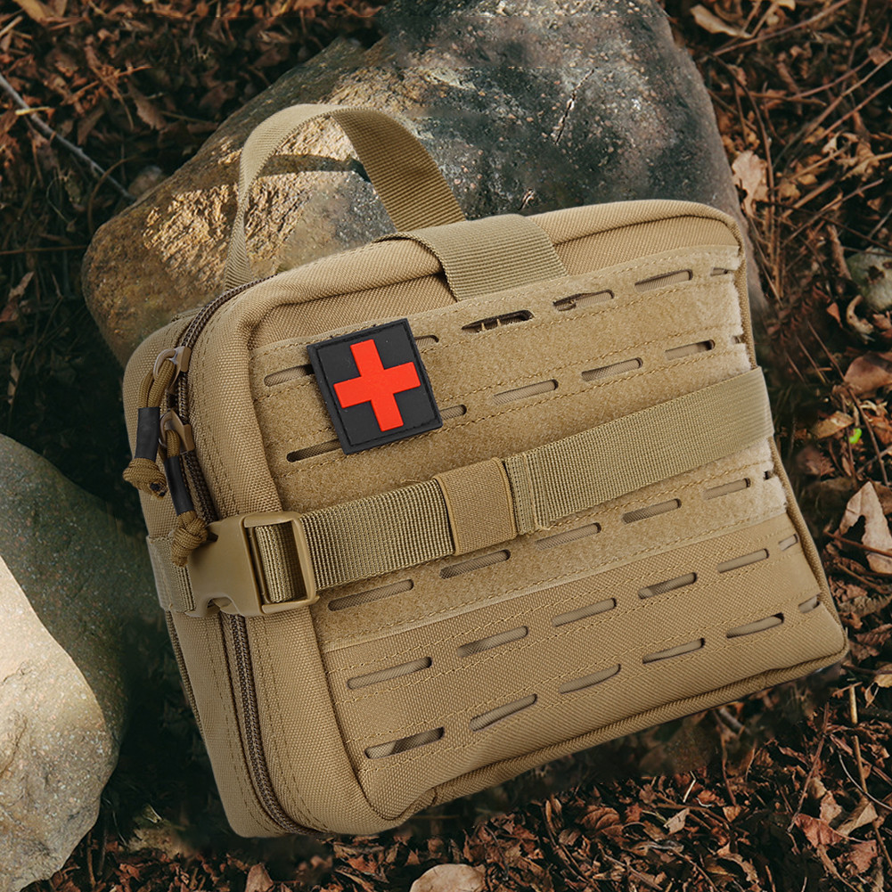 LUC Upgraded Size Molle Large Capacity First Aid Kit IFAK Bag Molle EMT ...