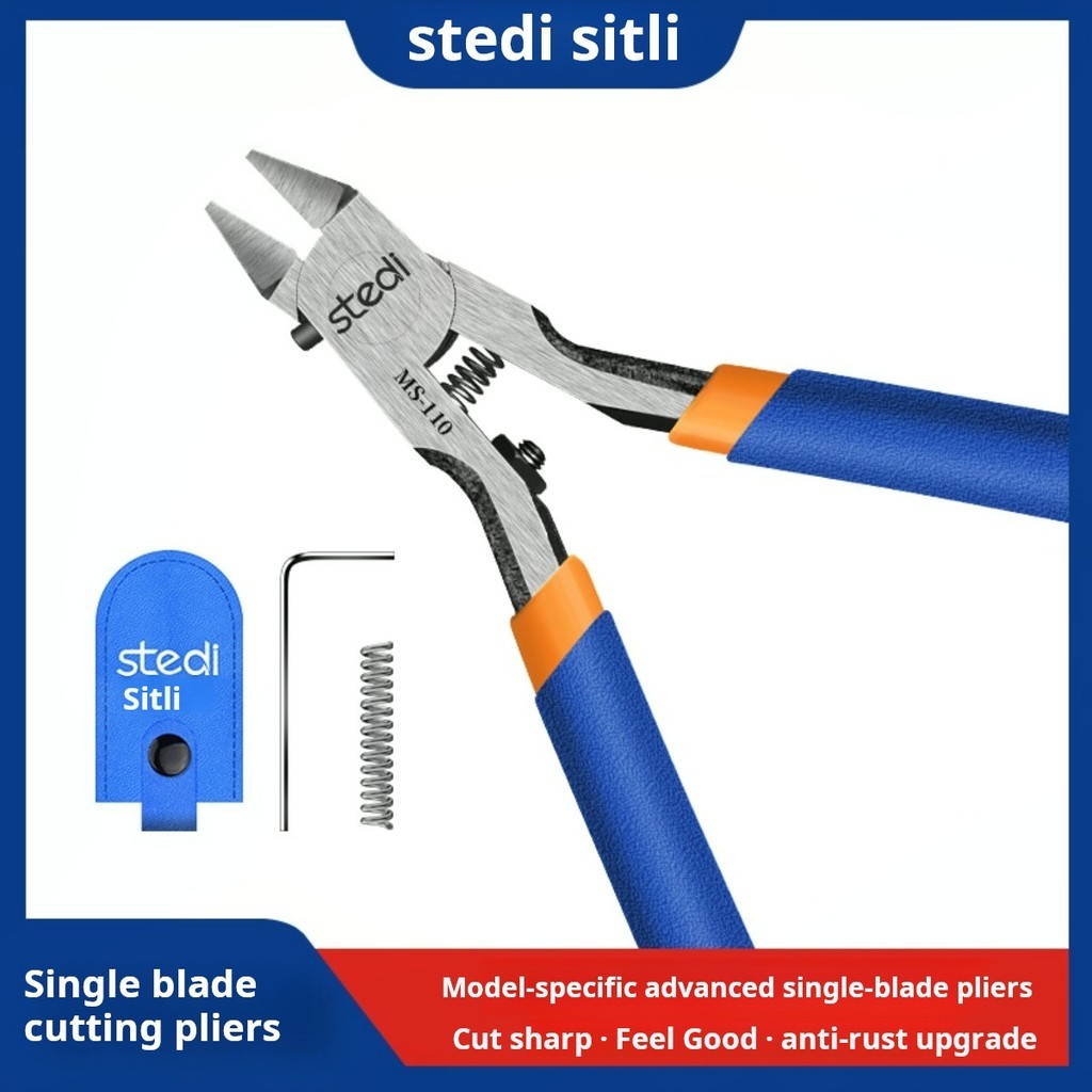 Stedi MS-110 Single-edge Cutting Pliers for Gundam Gunpla GK DIY Mecha Building Model Cutting ...