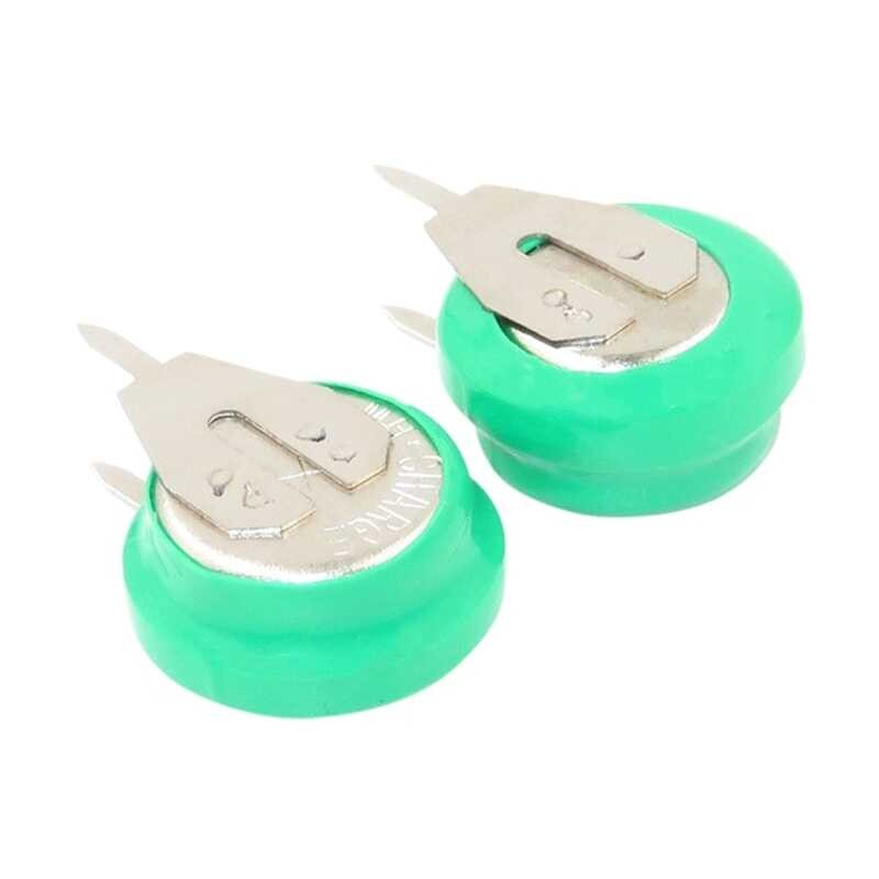 Versatile 10-piece/set 1.2V 80mAh Coin Cell NiMh Rechargeable Batteries ...