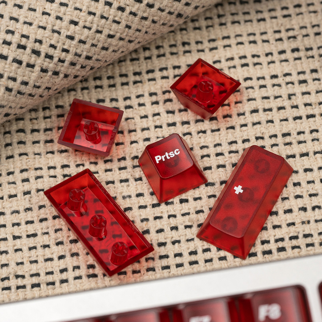 Yongqiu Frosted keycaps Foggy transparent Big font cherry profile ...