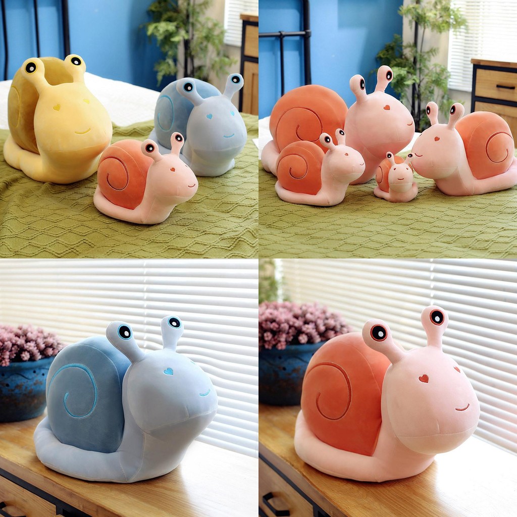 Plush Fun Snail Doll Cute Soft Toy For Children's Playtime Snuggle And ...