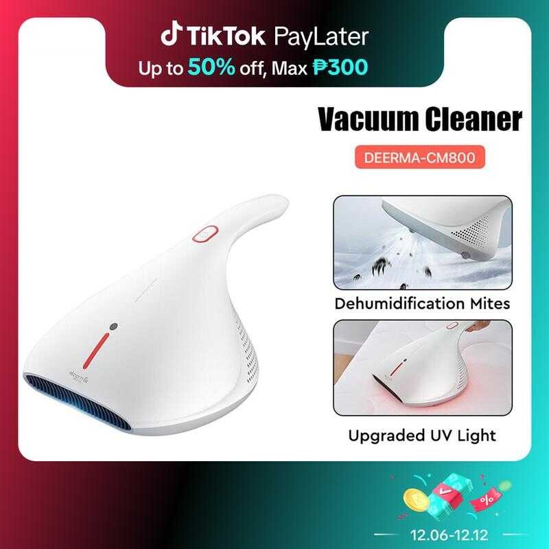 Deerma CM800 handheld dust mite cleaner UV sterilization vacuum 13000Pa | Shopee Philippines
