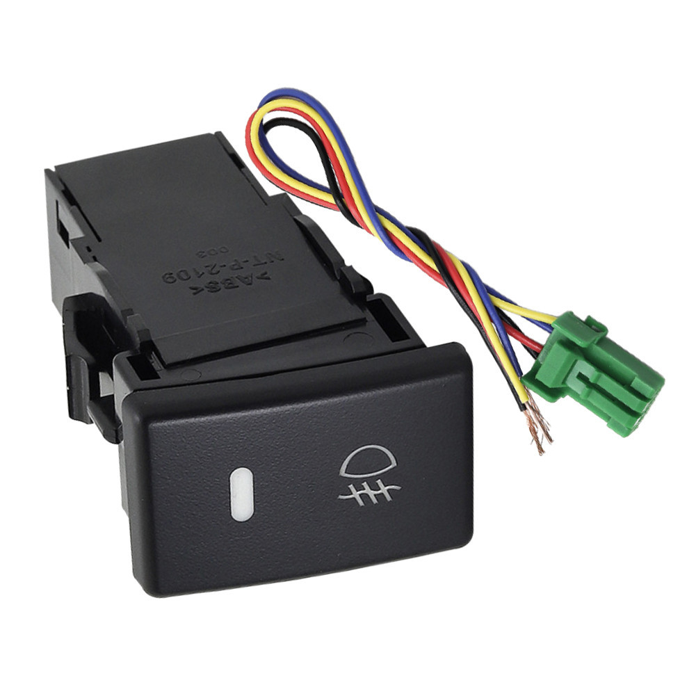 12V Front Fog Light Push Button Switch With LED Background Indicator ...