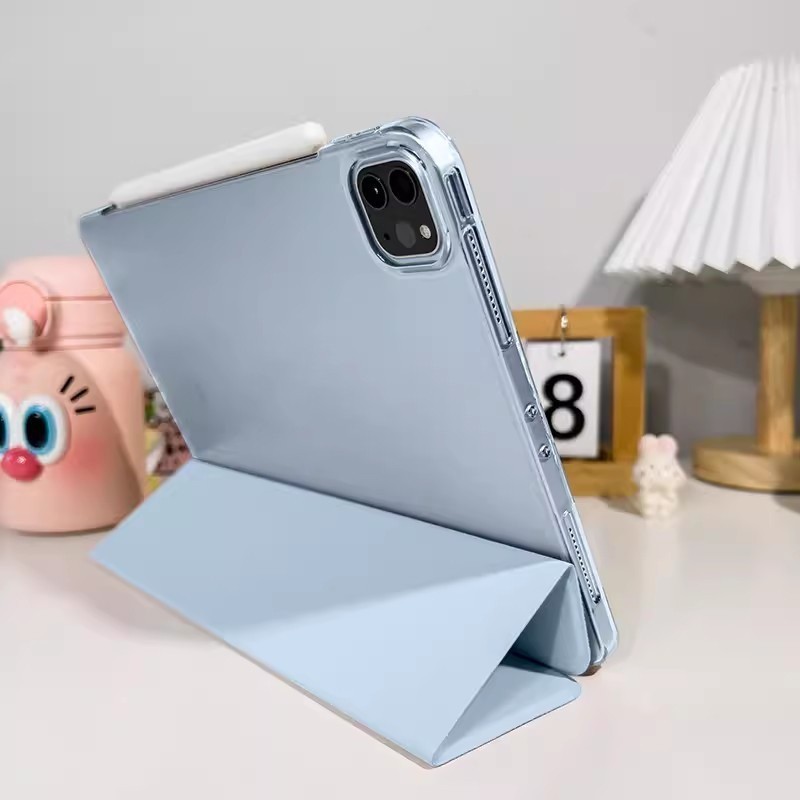 For Realme Pad 2 11.5 inch Tri Folding Translucent Cover Frosted ...