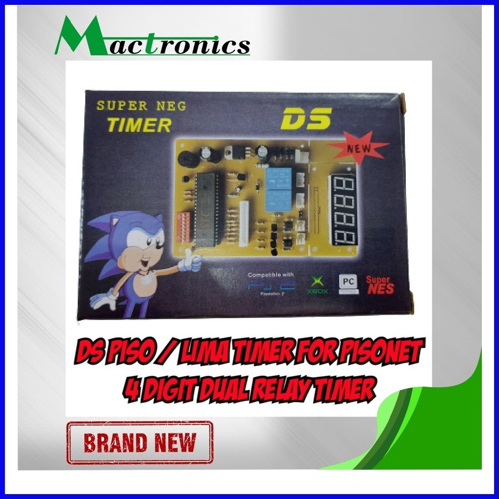 ☇ ๑ DS Piso / Lima Timer For Pisonet / 4 Digit Timer / Dual Relay ...