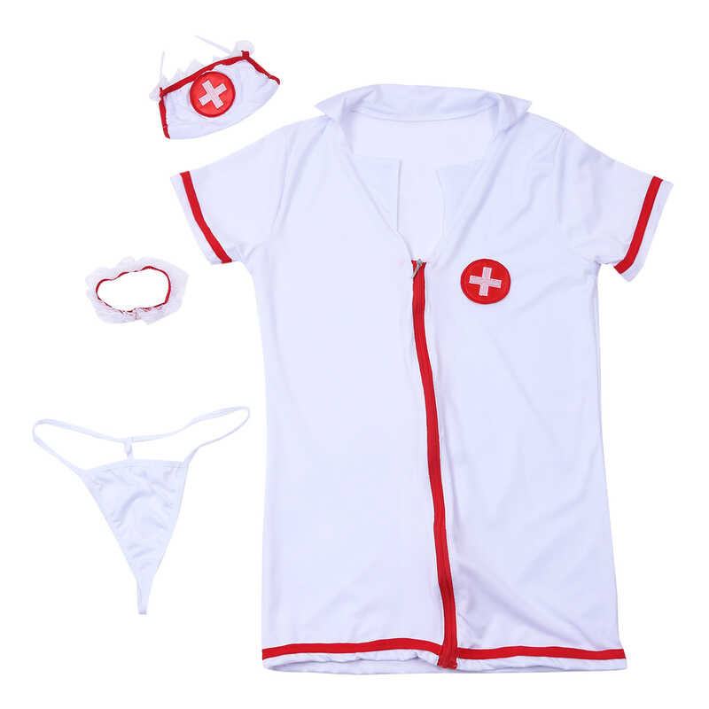 Women Yizyif Porn Babydoll Cosplay Hospital Costume Lingerie Sets Hot ...