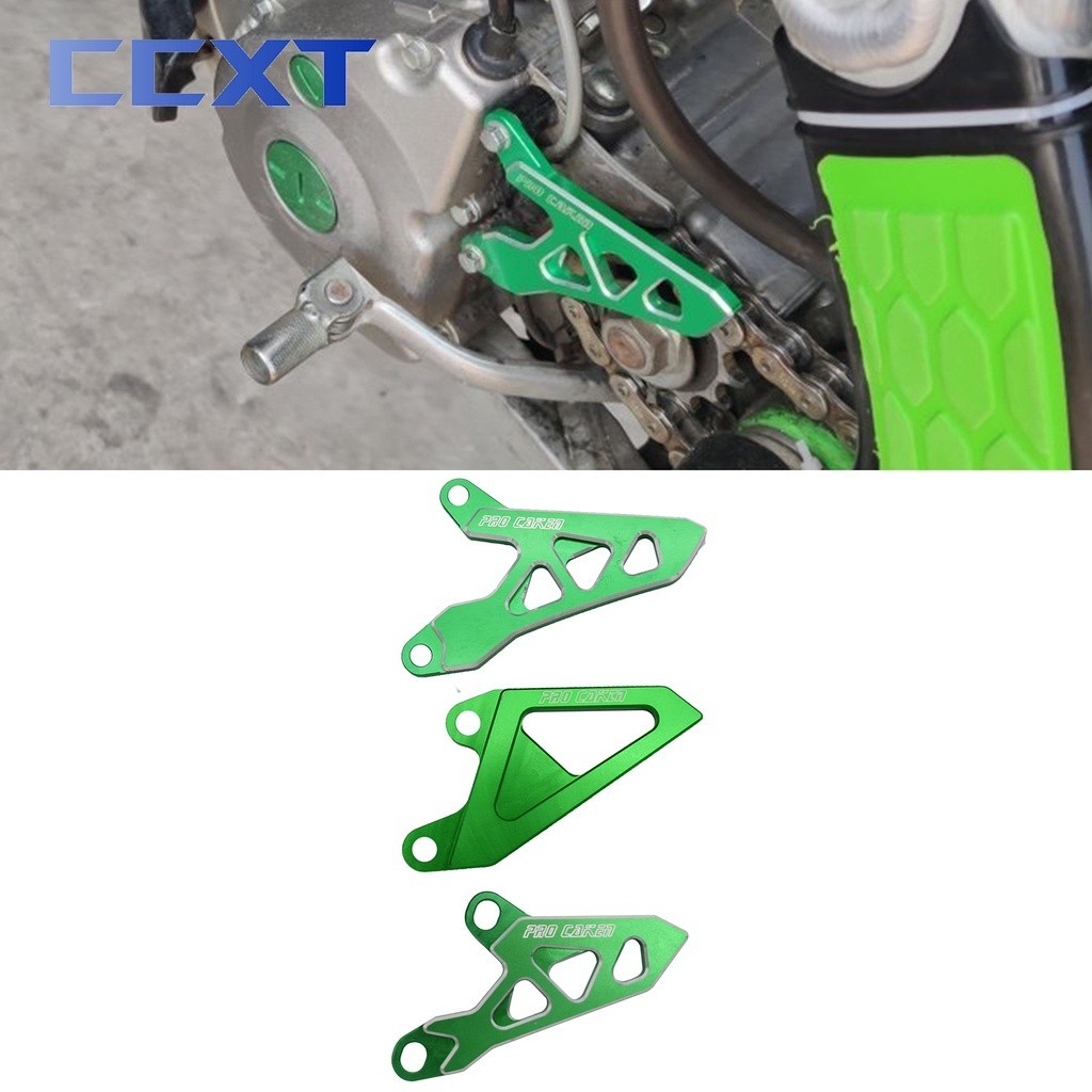ˇ CNC Front Sprocket Cover Chain Guard For Kawasaki KX250F KX450F 2004 ...