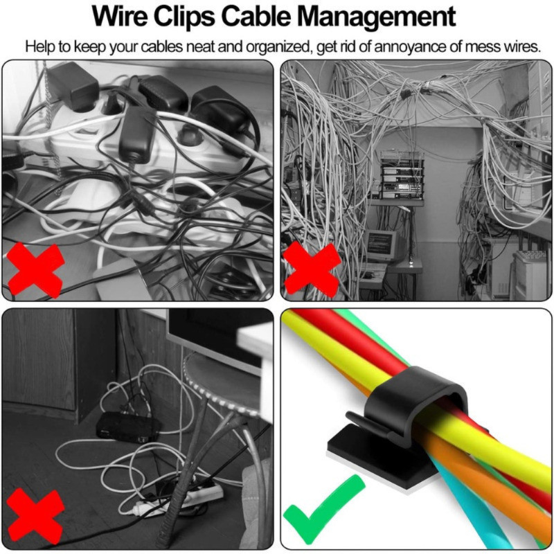 Multifunctional Cable Clip - Self-adhesive, Space-saving - Cable ...