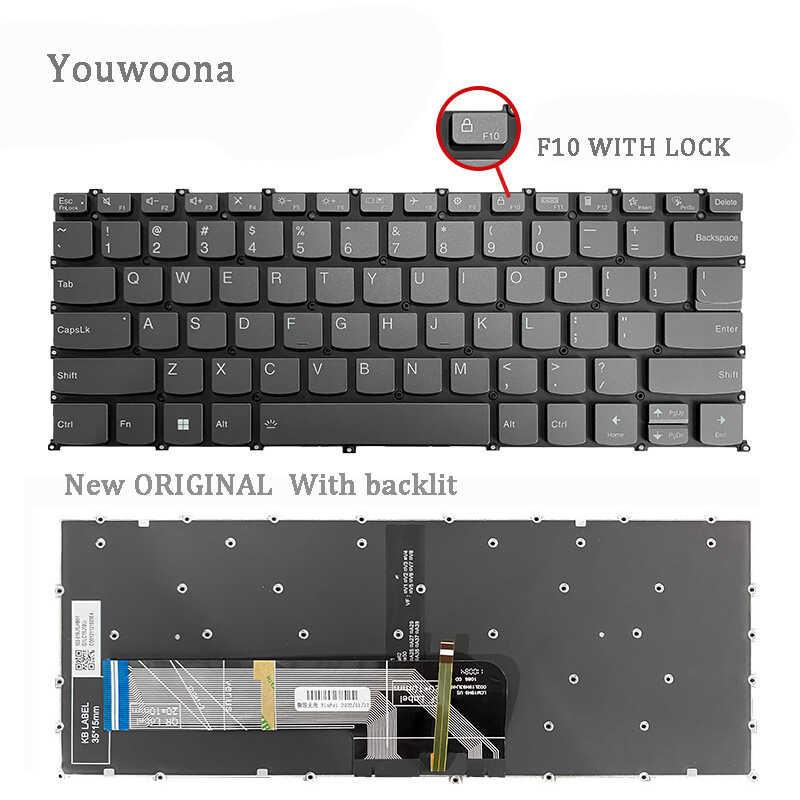 Pan ahing Keyboard Bagong Para Sa LENOVO Ideapad 14Itl05 Flex5 14Are05 ...