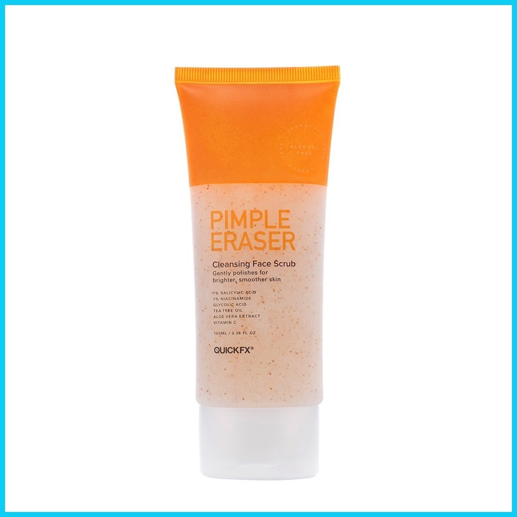 QUICKFX Pimple Eraser Cleansing Face Scrub 100mL | Shopee Philippines