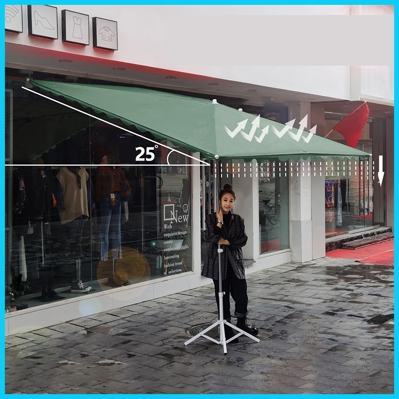 ♒ Tent Awning Canopy Retractable Outdoor Canopy Tent Roofing Shade With ...