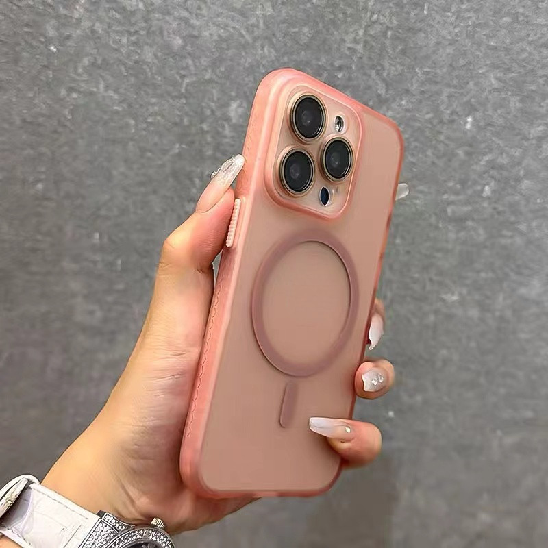 Premium Matte Skin Feel Magnetic Hard Phoen Case for iPhone 15 Pro Max ...