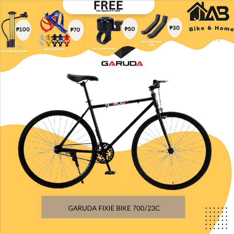 JAB. [Orihinal] GARUDA FIXIE BIKE 700/23c Lightweight Steel Frame ...