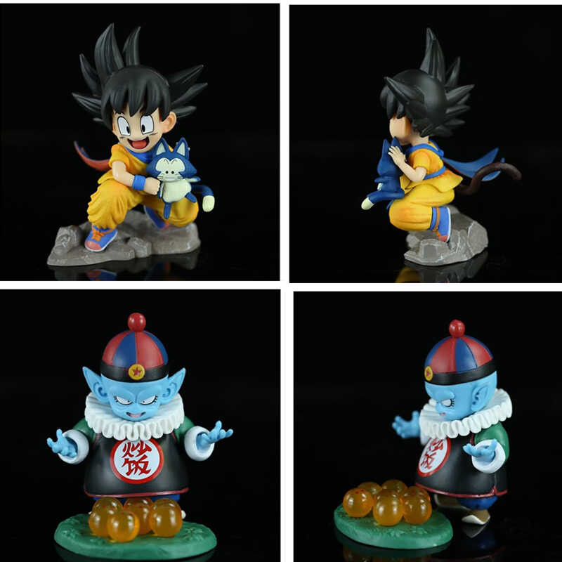 Anime 7 Dragon Ball Piraf And Dragon Ball RZ Goku Holding Pur Shaped ...