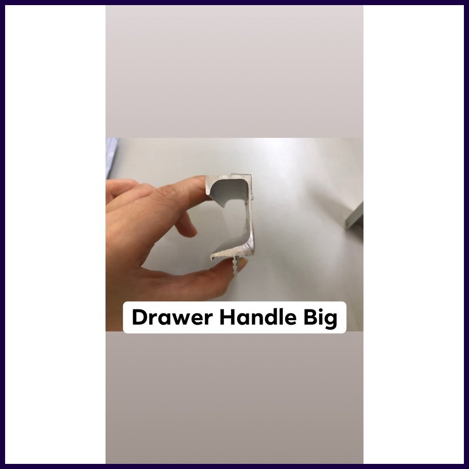 ۞ ☾ Aluminum Grab Handle / Continuous Handle C-channel for Modular ...