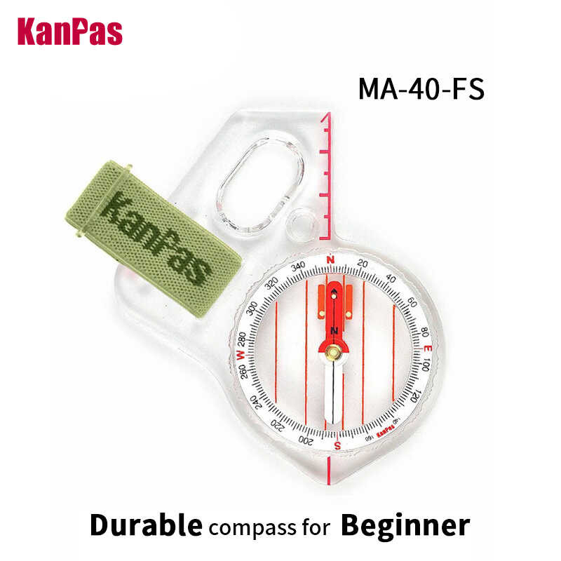 KANPAS Basic And Beginner's Orienteering Thumb Compass, Orienteering ...