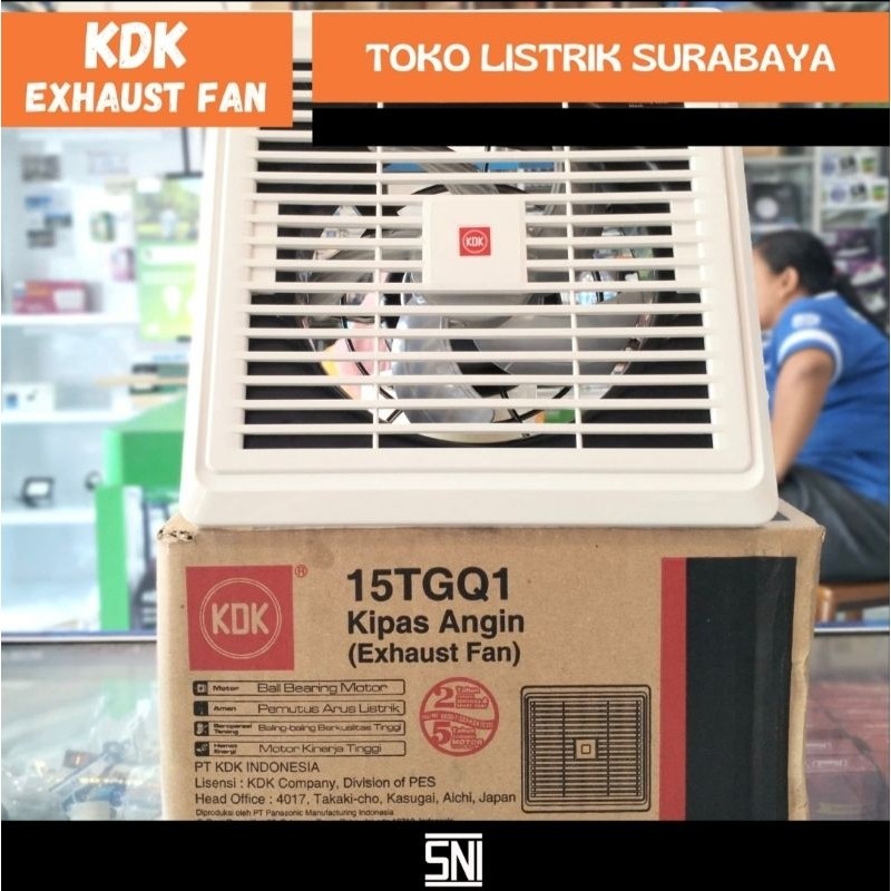 in stock Kdk 15TGQ CLING EXHAUST FAN CEILING 6" 15TGQ | Shopee Philippines