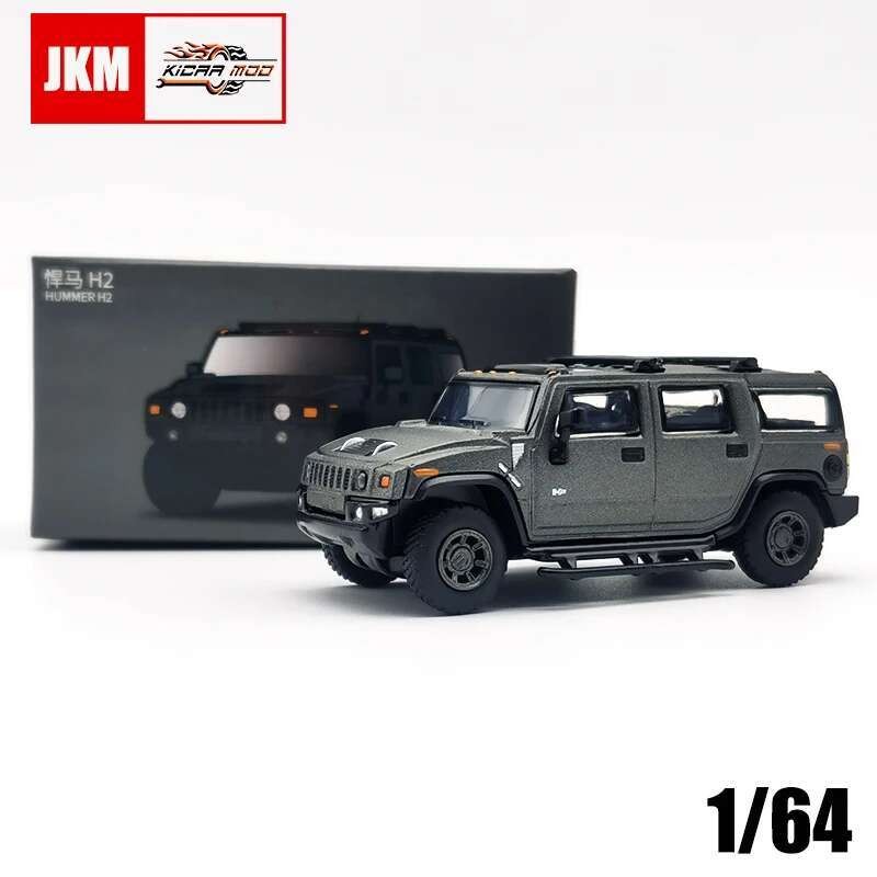 JKM 1/64 Hummer H2 Model Car Alloy Diecast Toys Classic Off-road ...