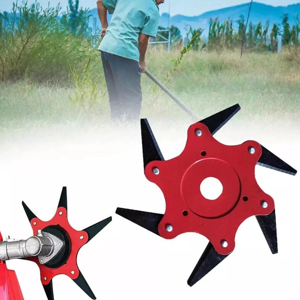 TOOLS 6 Teeth Cutter Blade Grass Cutter Grass Trimmer Cutter Trimming ...