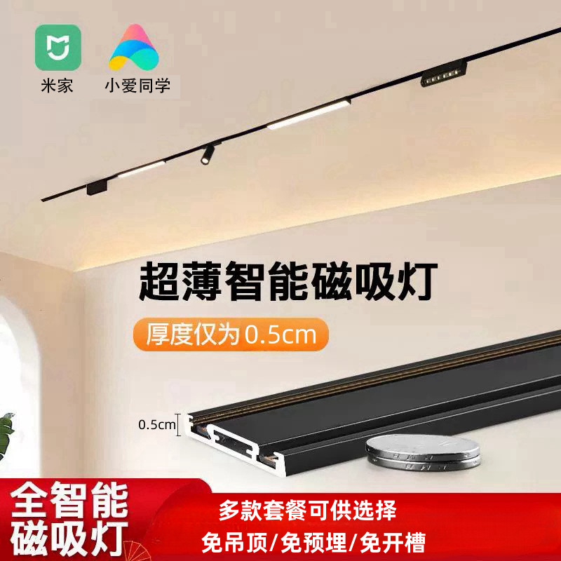 COD Mijia Magnetic Track Light Ultra-thin Surface-mounted Non-ceiling ...