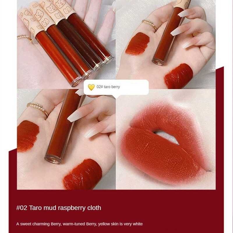 40 Maquille Labial Rico Larga Duración, Textura De Barro Labial ...