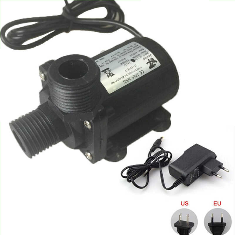 Brushless 12V/24V Mini Water Circulation Pump 1/2" 650L/H 6M Max ...