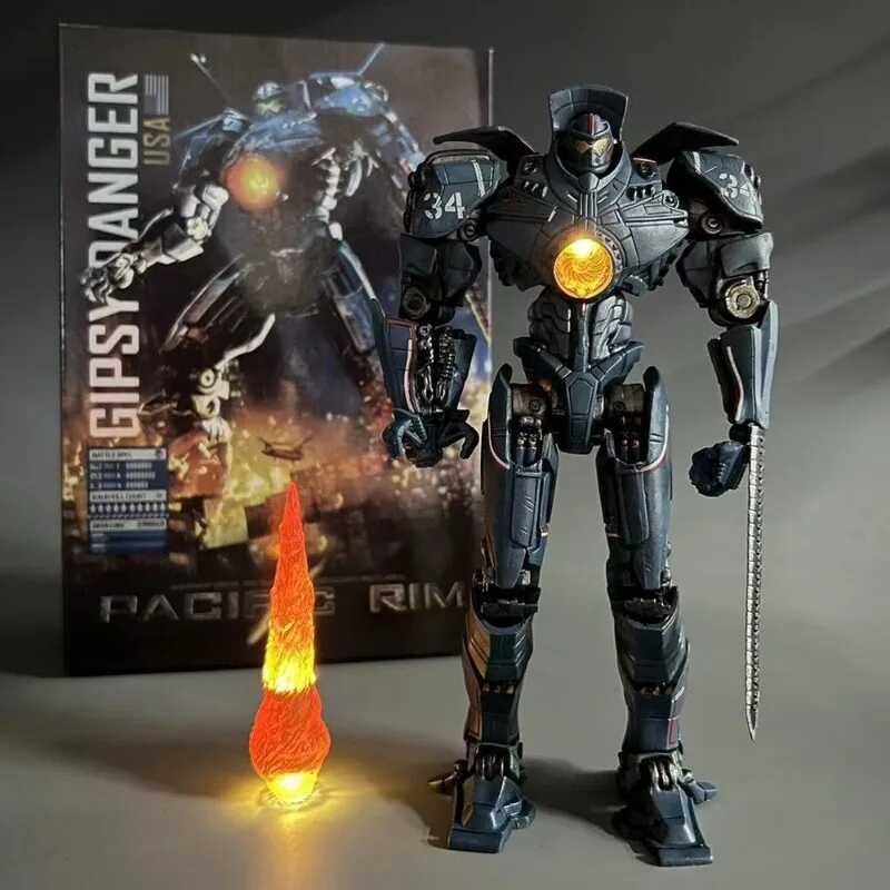 Pacific Rim Mecha Gipsy Danger Striker Eureka Leatherback Raiju Cartoon ...