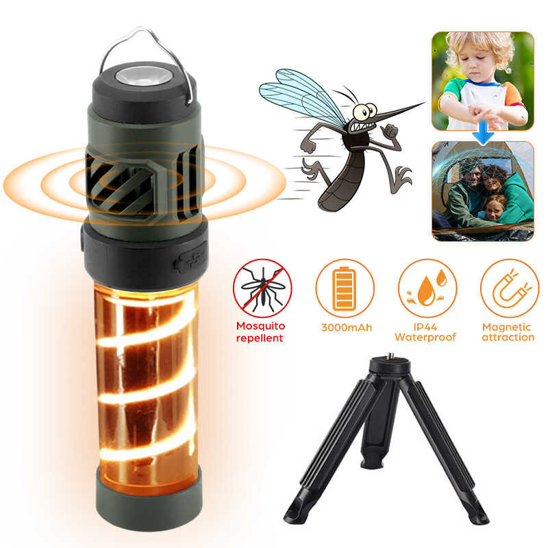 Rechargeable Tiny Mosquito Repeller Gamit Ang Camping Light Magnetic ...
