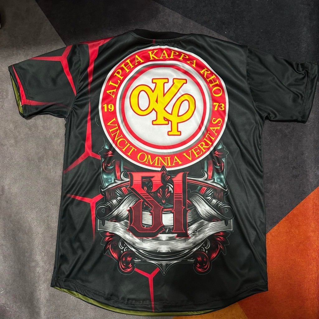 AKP V.40 Alpha Kappa Rho 51st ANNIVERSARY Full Sublimation Frat Shirt ...