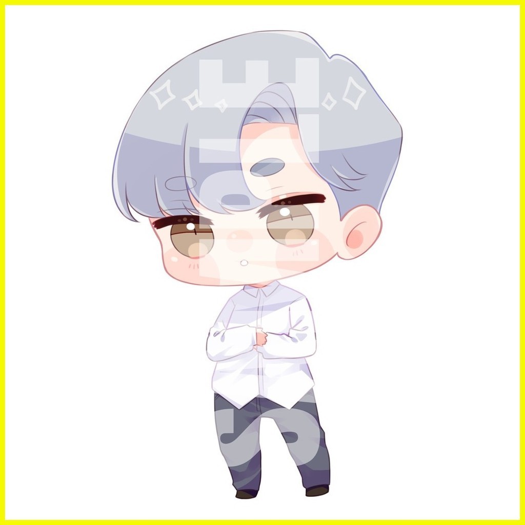 Cherry Blossom after Winter Chibi Sticker Set Taesung and Haebom ...