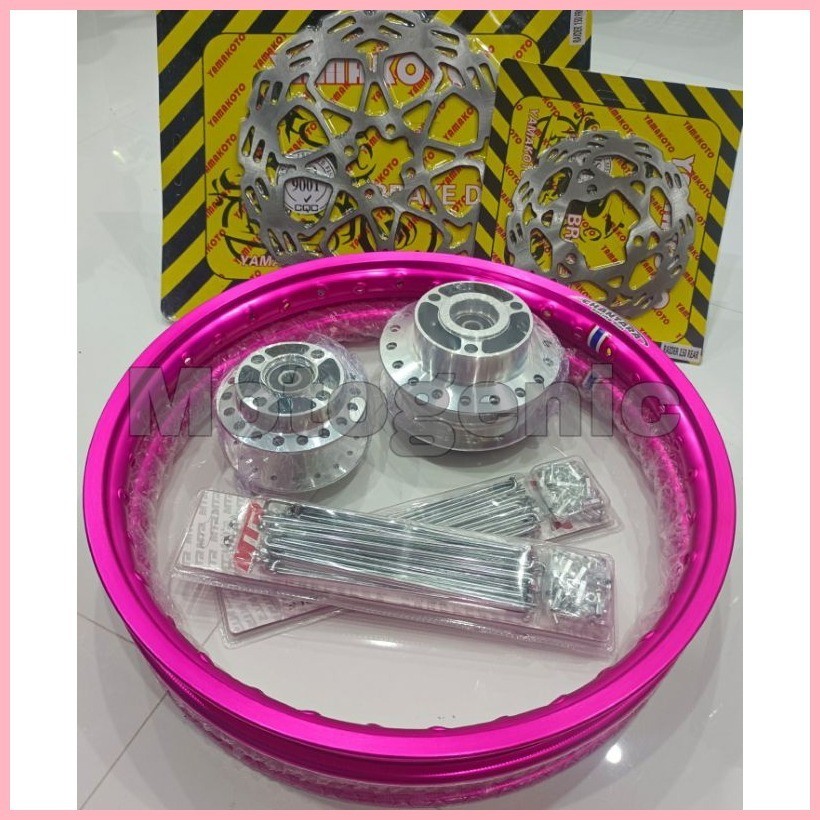 ⭐ RIMSET RAIDER150 COMPLETE SET W/ BEARINGS & INNER SPACER | Shopee ...