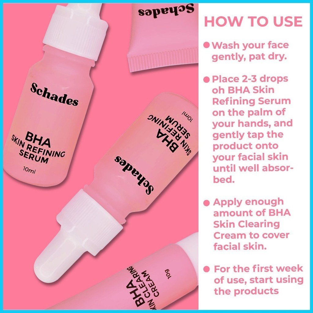 ⭐ SCHADES BHA Skin Refining Kit (Acne Buster Kit) | Shopee Philippines