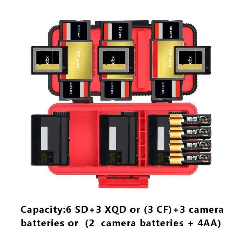 D950 LXH Camera Waterproof Battery Box Battery Case SD CF Memory Card ...