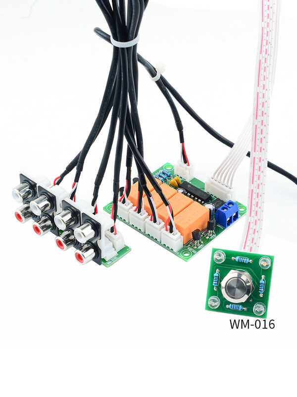 Audio input four-way source selection board, audio signal switching ...