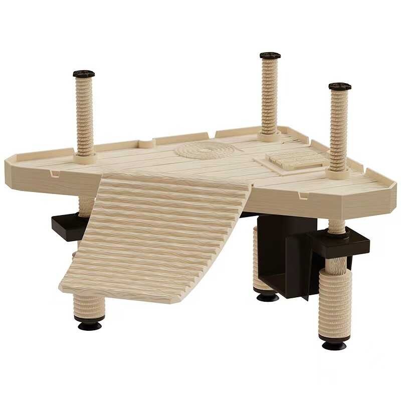 Turtle Wood Color Sunbathing Platform Climbing Platform Turtle Tank ...