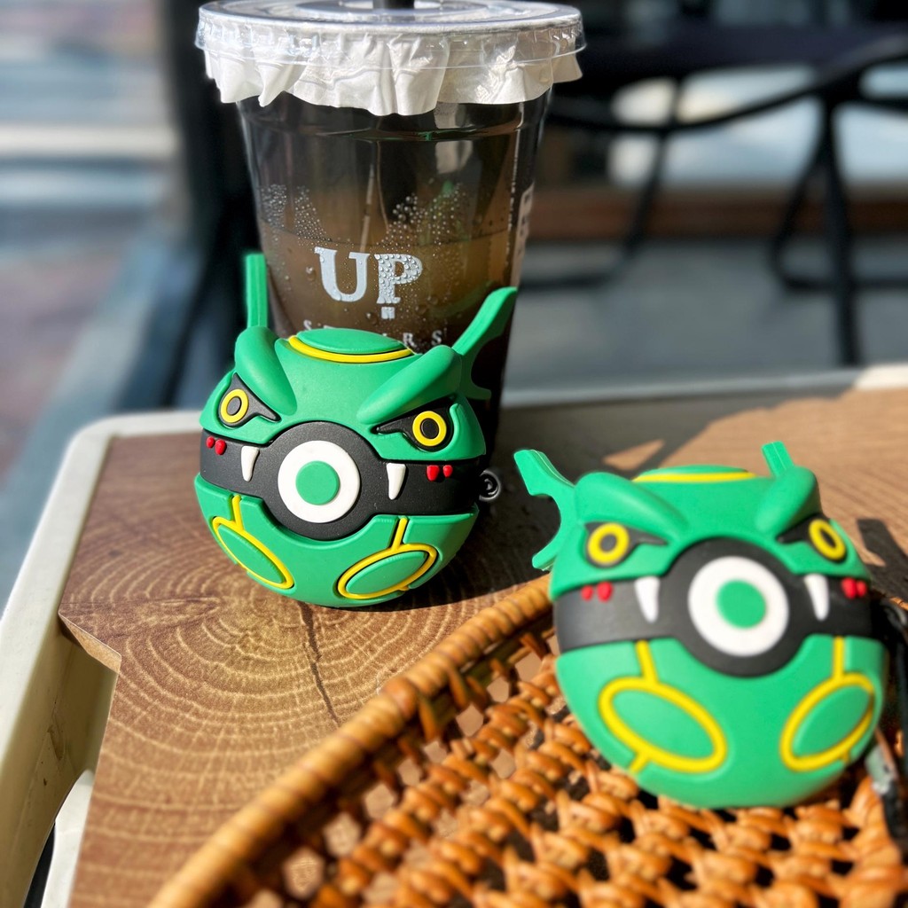 Digimon Rayquaza Cartoon 3D Silicone Casing FOR AIRPODS 4 PRO2 1/2/3 ...