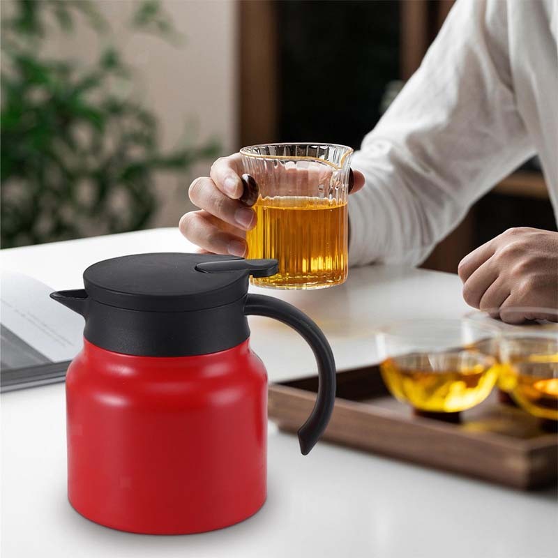 Leak-Proof Insulated Tea Pot Strainer Portable Coffee Tea Beverage ...