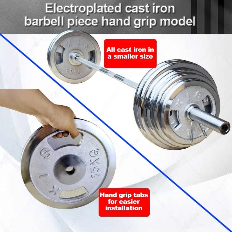 Dumbbell Plates 2/2.5/5/7/10/15KG Barbell Weight Plates Strength ...