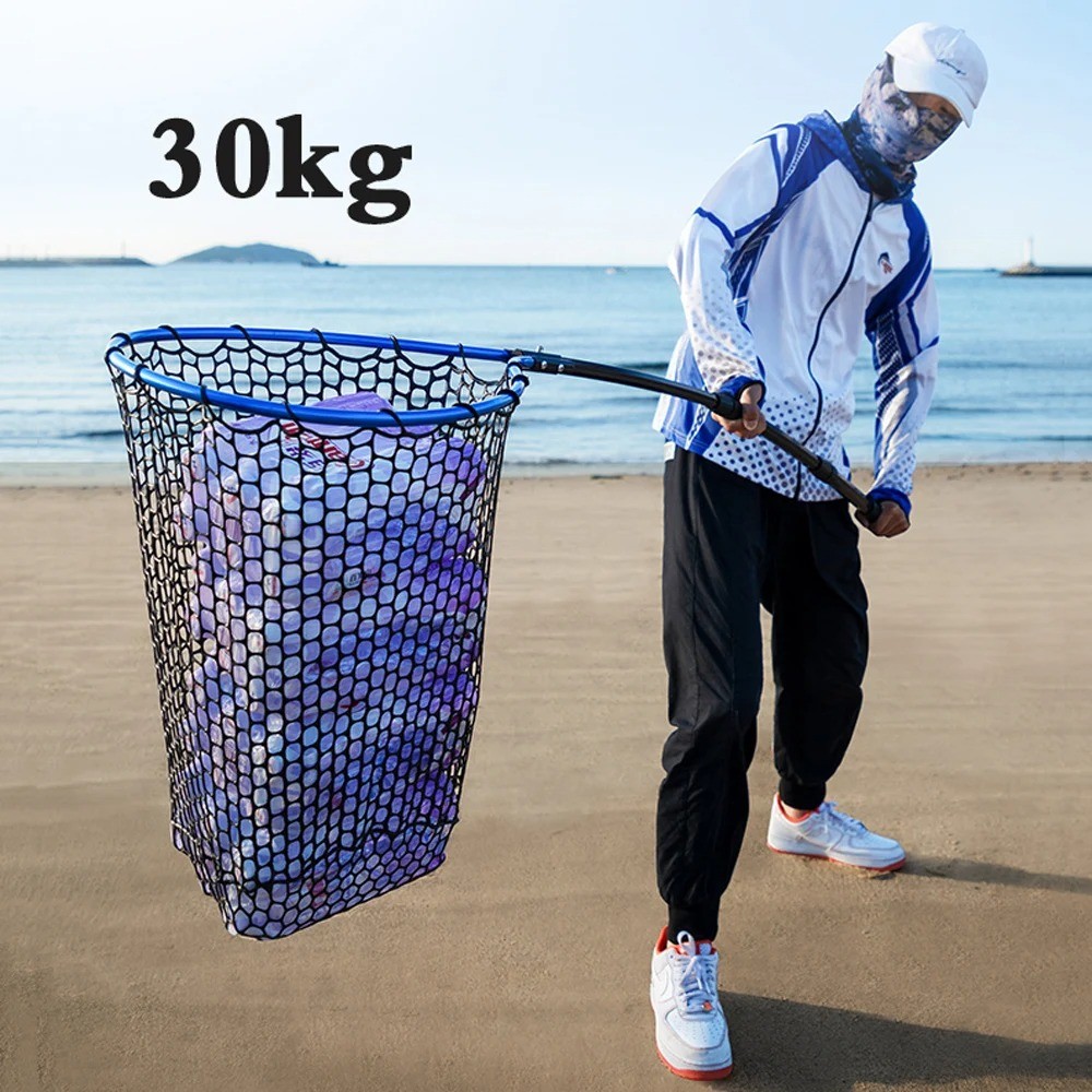 Dip Net Folding Portable Ultra Light Big Fishing Hand Lure Nets ...