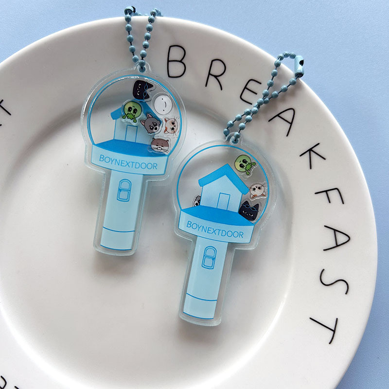 Kpop Idol Boynextdoor Shaker Keyring BBNEXDO Lightstick Acrylic ...