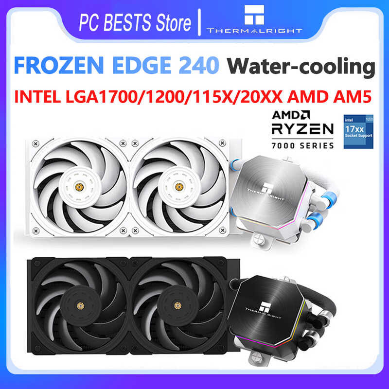 Thermalright Frozen Edge 240 Water Cooled ARGB Pump Head 120Mm PWM CPU ...