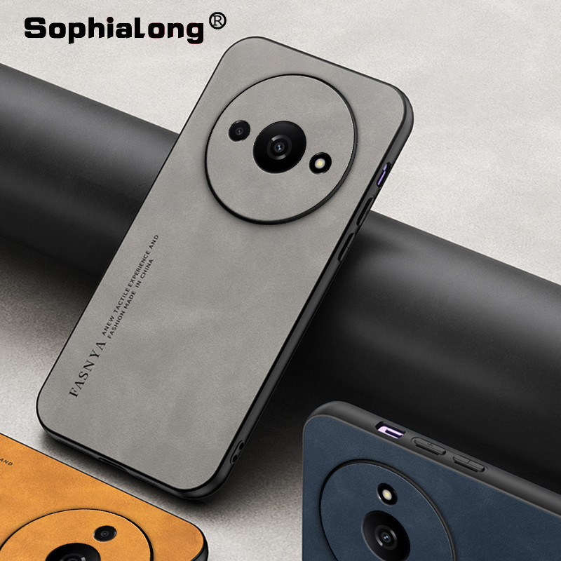 Cases Xiaomi Redmi A3 2024 A3X POCO C61 High Quality Hard Matte Leather ...