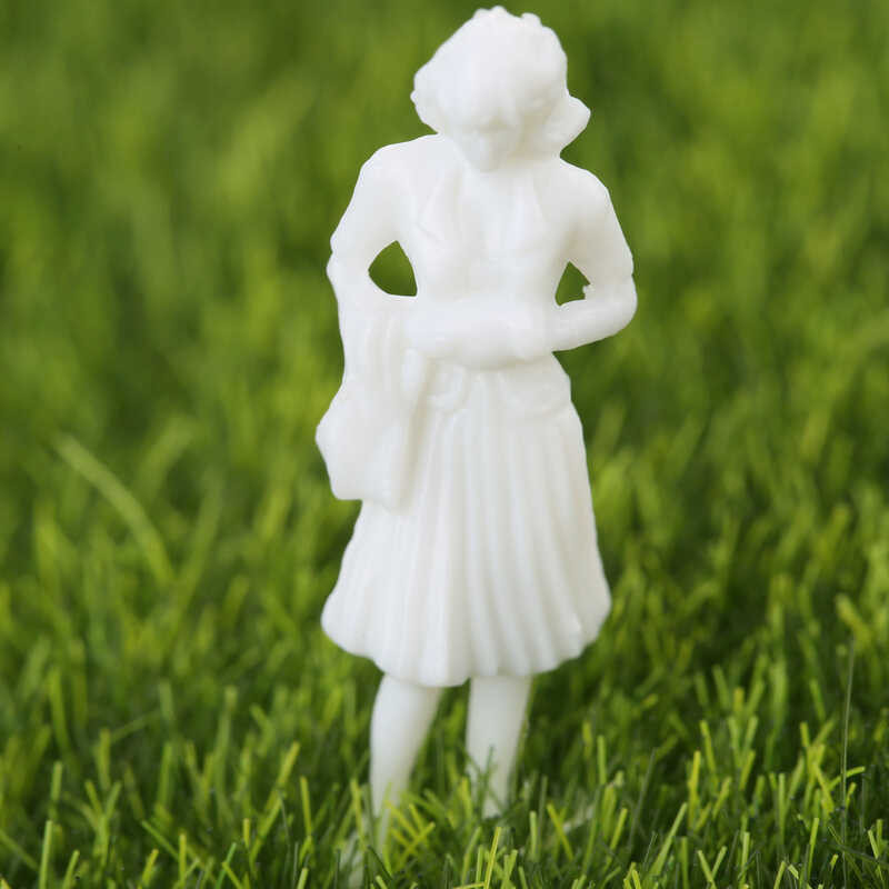 1:100 100Pcs White People Miniature Figures Architectural Models Human ...