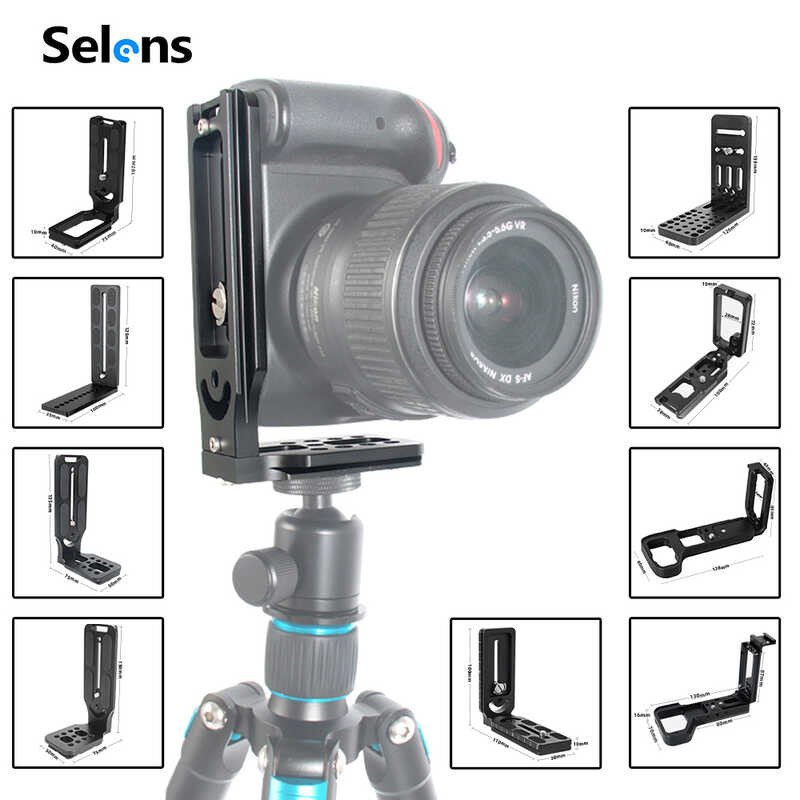 Camera Selens L-Bracket Grip Para Sa Sony A7m3 A7r4 Para Sa Nikon Z6 Z7 Camfi Universal ...