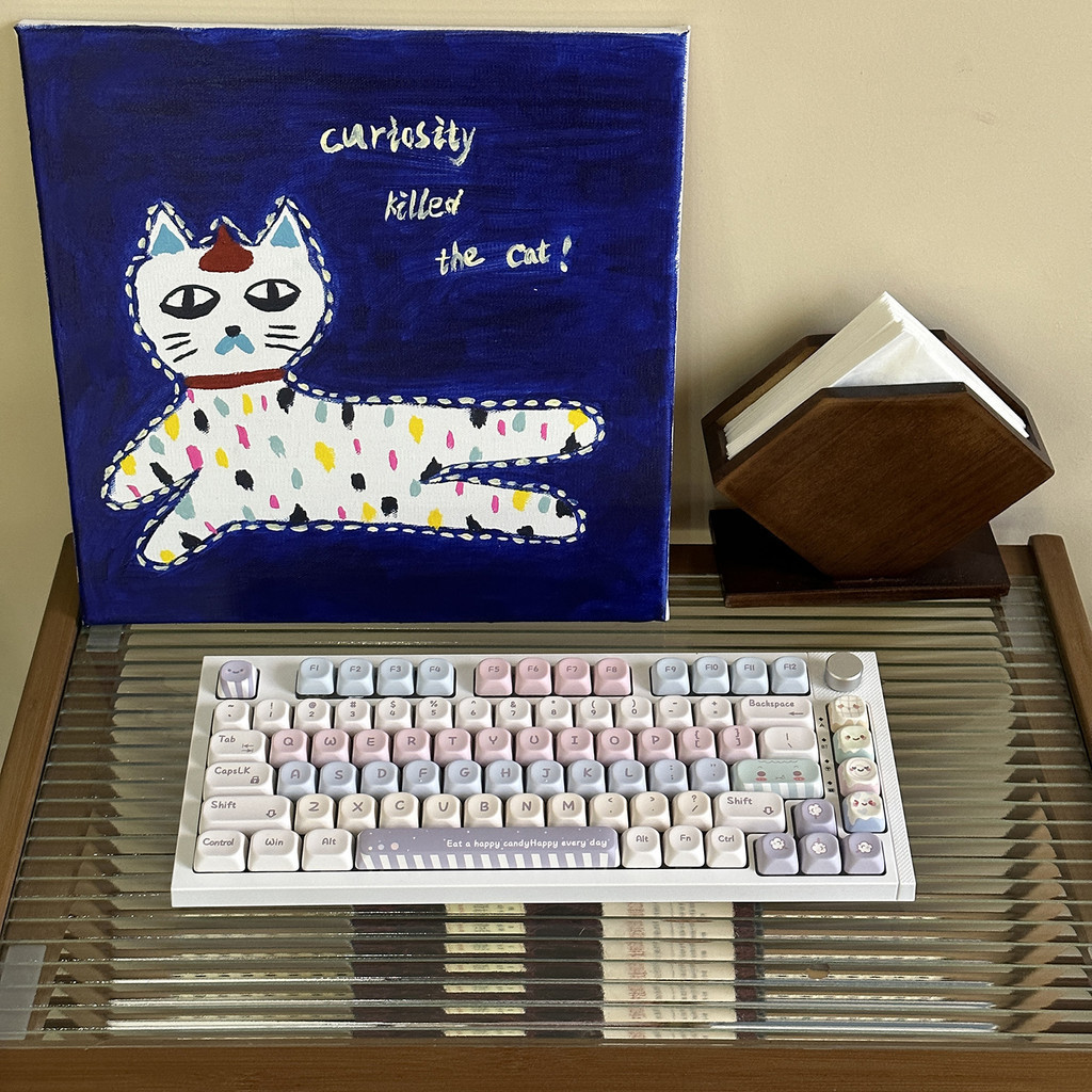 【English/Korean/Japanese】Happy Candy Keycap MOA Cherry Profile Keycaps ...